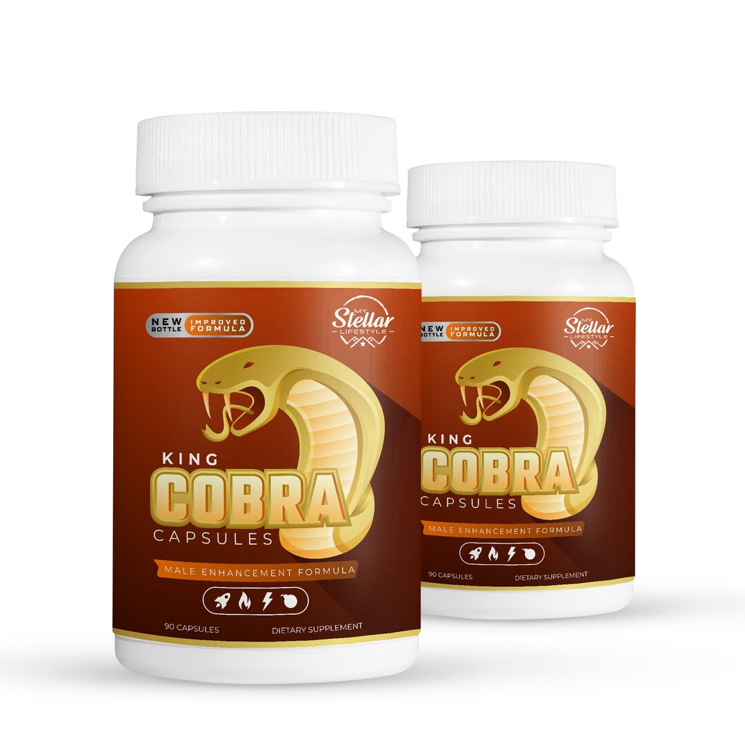 2 Pack King Cobra Capsules for Men-new Improved Formula-90 - Etsy