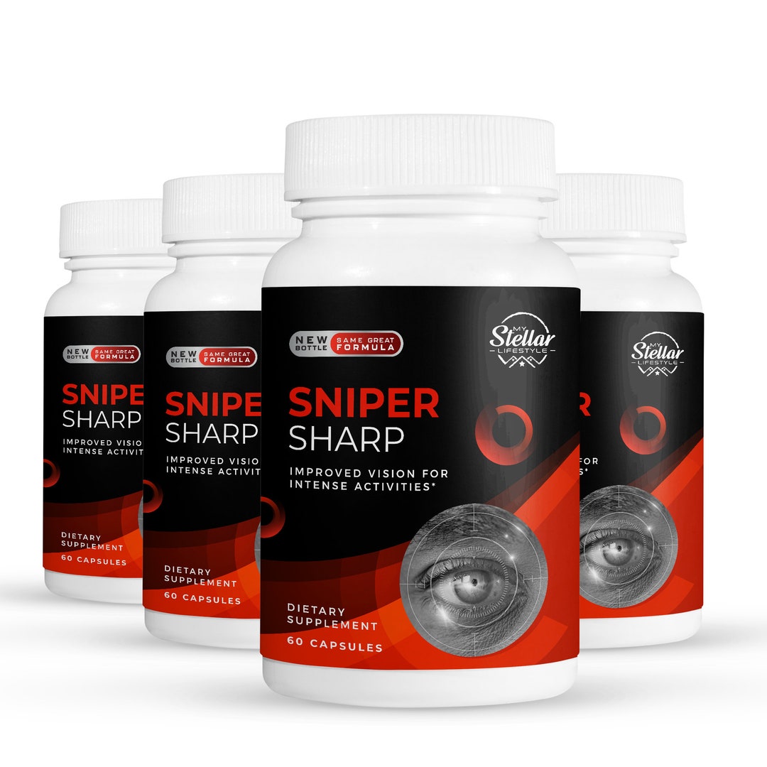 4 Pack Sniper Sharp-60 Capsules X4 - Etsy