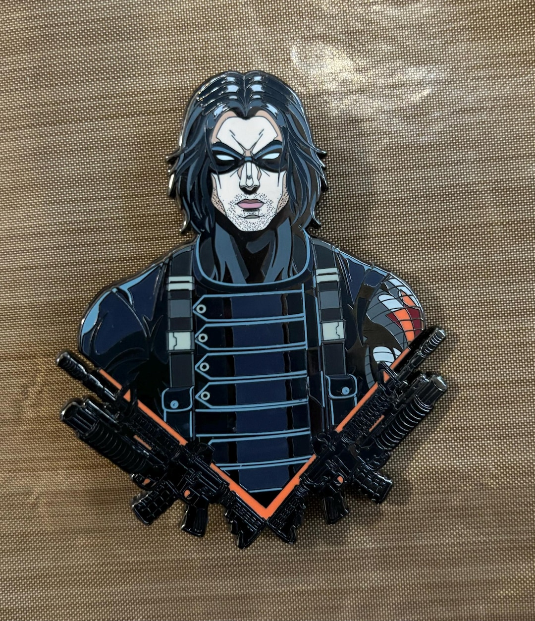 Winter Soldier Head Shot Pin - Etsy