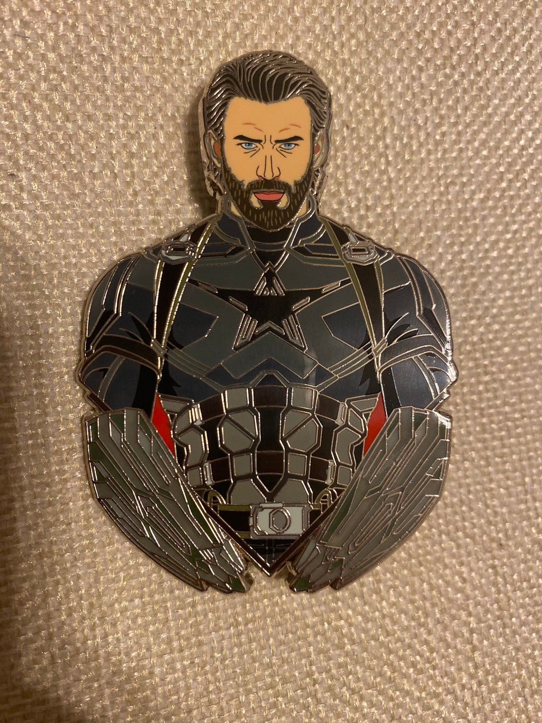 Captain America Steve Rogers Enamel Pin Etsy
