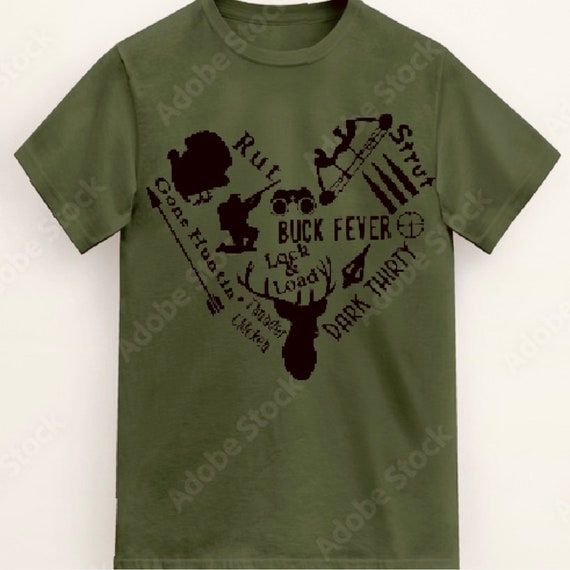 Hunting Heart Digital Download Svg Png Jpeg Hunting - Etsy