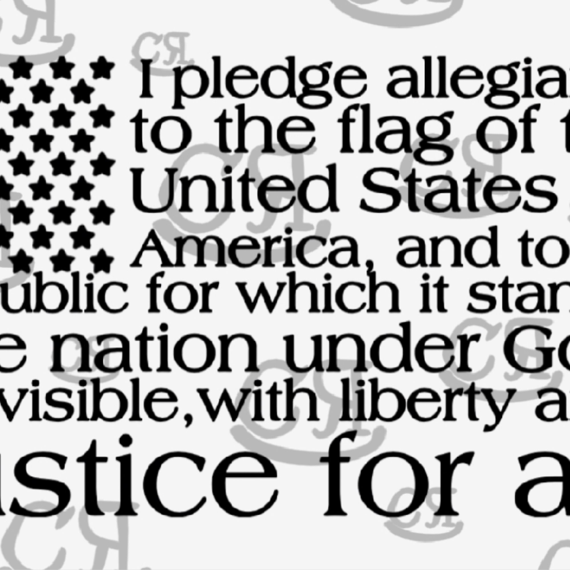 Pledge of Allegiance, Digital Download, Svg, Png, Jpeg, Pledge of ...