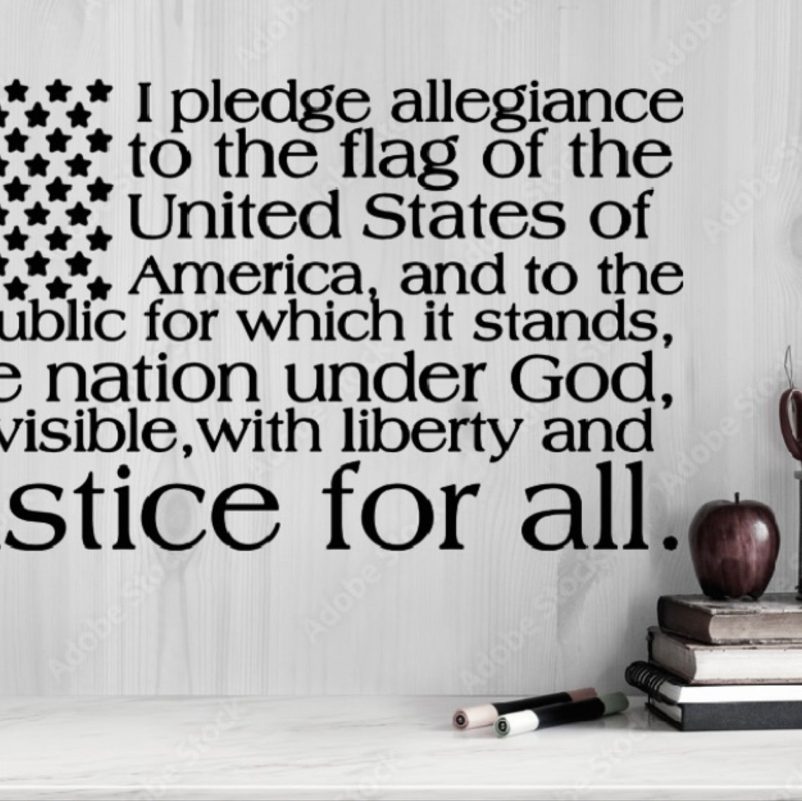 Pledge of Allegiance, Digital Download, Svg, Png, Jpeg, Pledge of ...