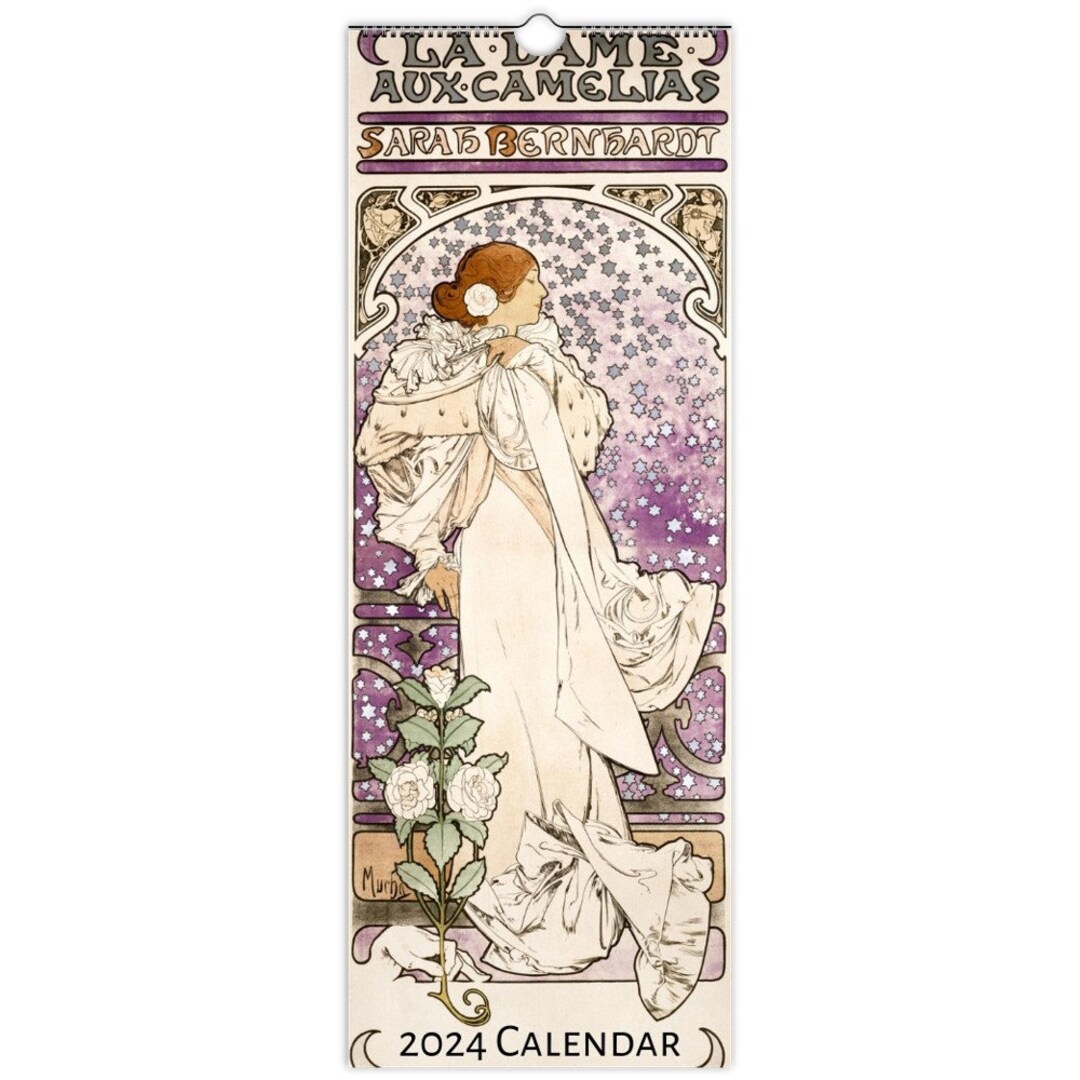 Alphonse Mucha 2024 Calendar - Etsy