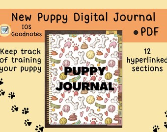Digital Dog Planner, Dog Care Journal, All-in-one Pet Tracker, Digital ...
