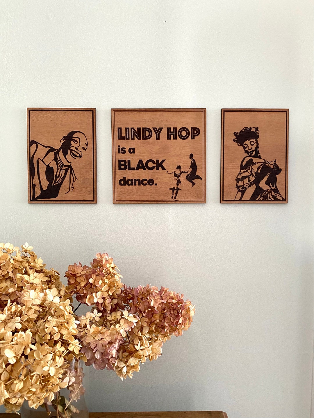 Legends of Jazz Dance Decorations - Mahogany Laser-engraved Wall ...