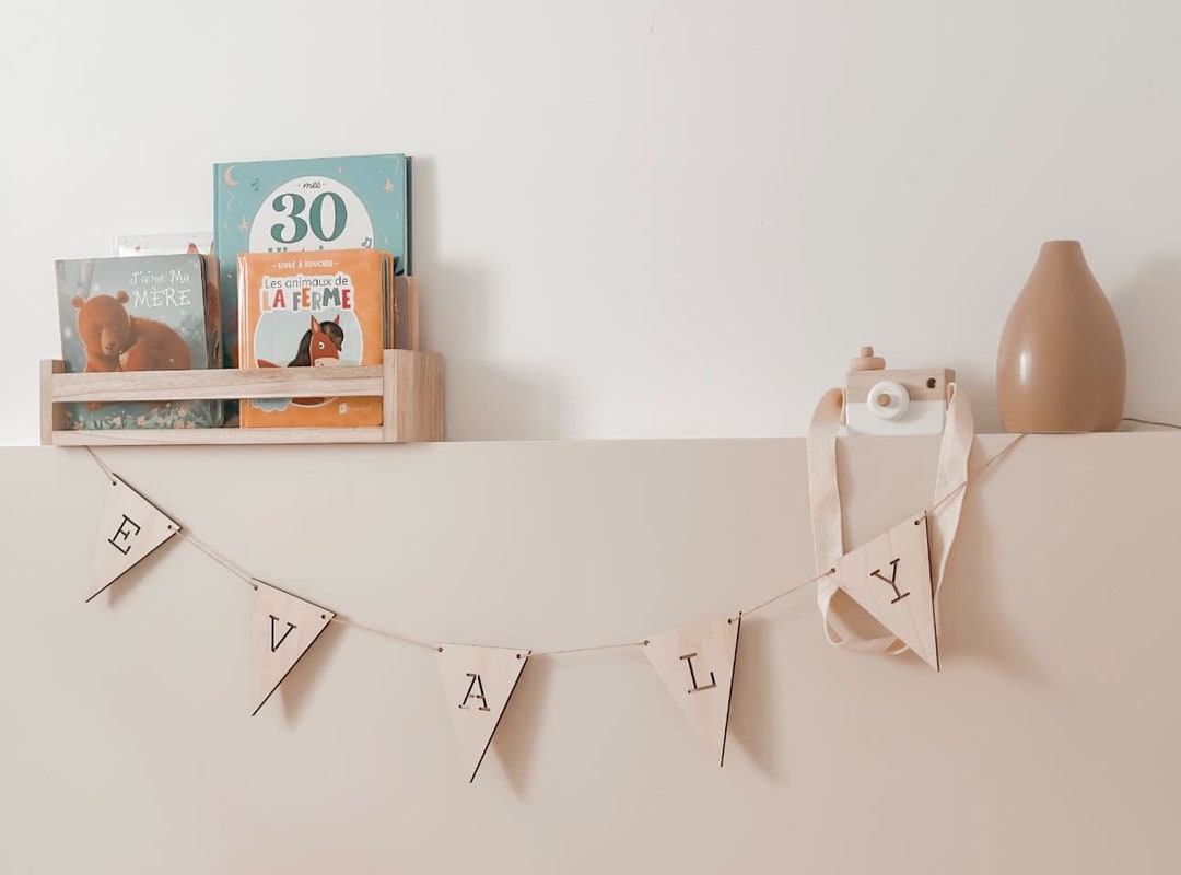 Custom Wood Pennants With Laser-cutout Letters - Etsy