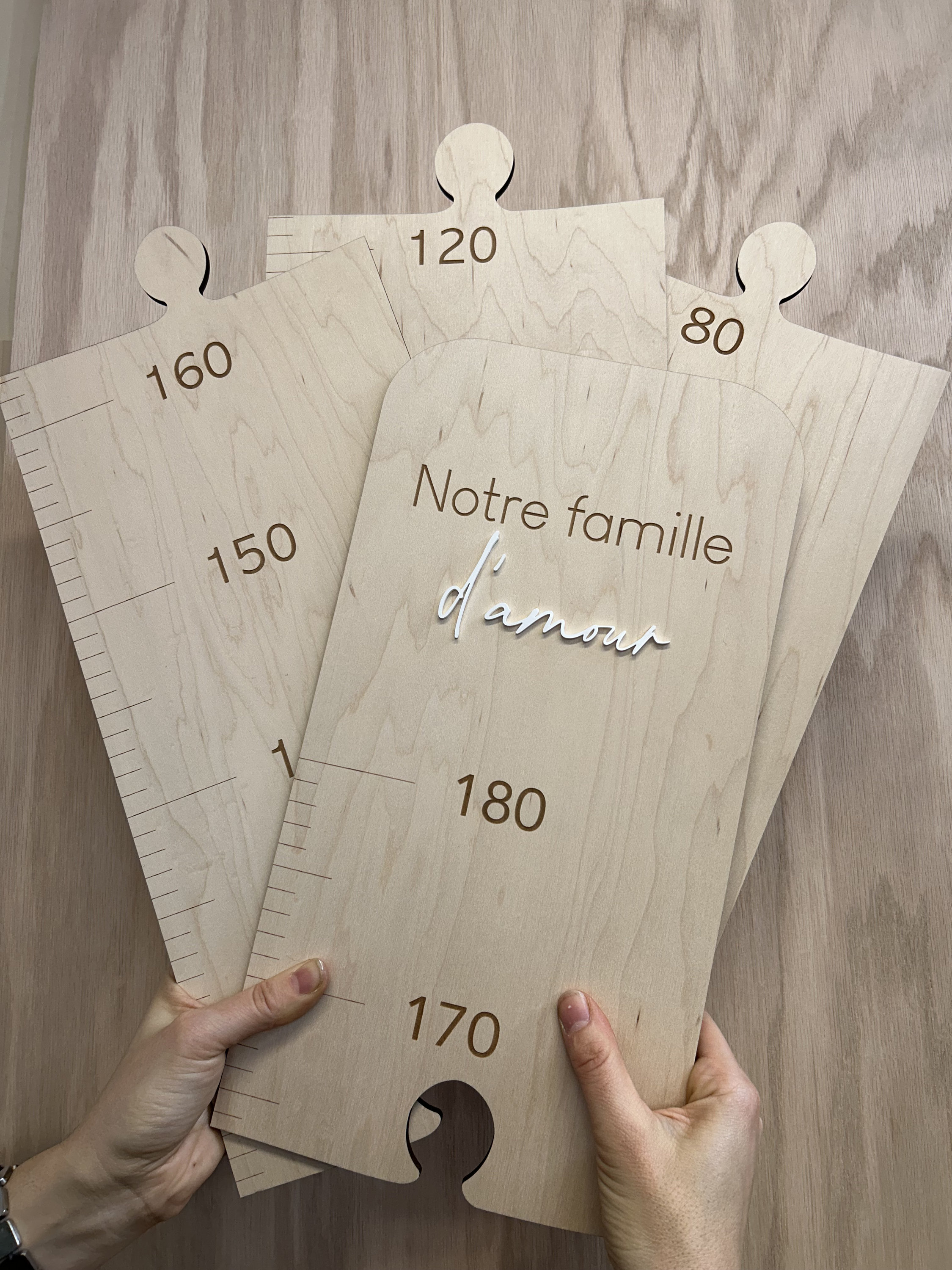 Laser Engraved Wooden Growth Chart - Etsy