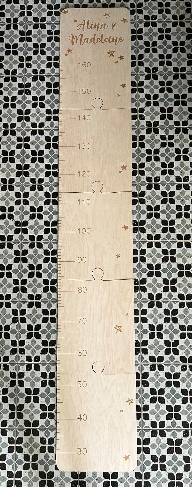 Laser Engraved Wooden Growth Chart - Etsy