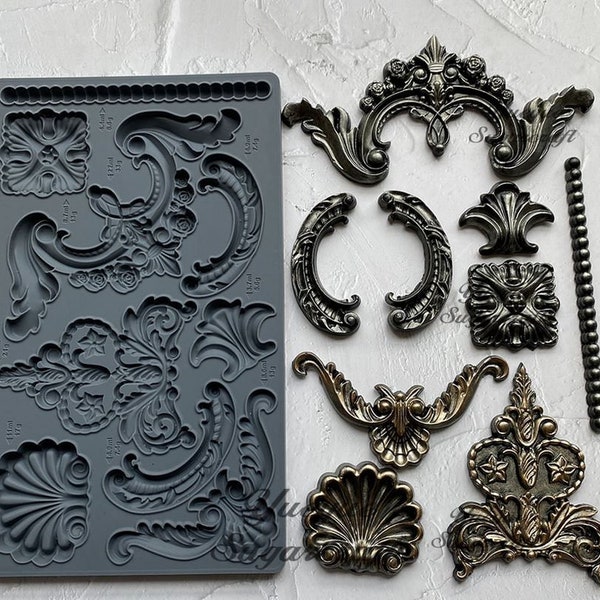 Baroque Mold - Etsy