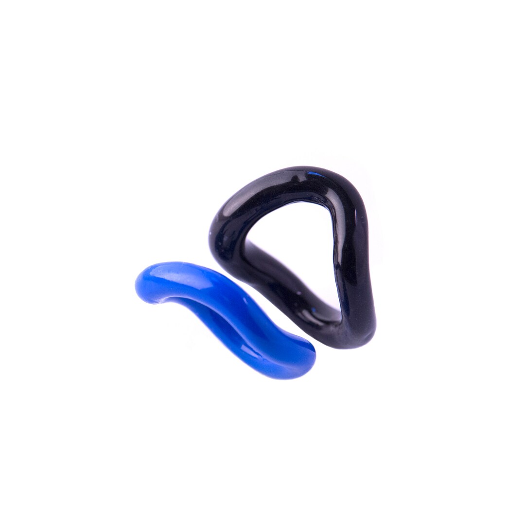 Crann by Avar, Stackable Ring, Wavy Shapes, Get 2x1, Tiny Collection - Etsy