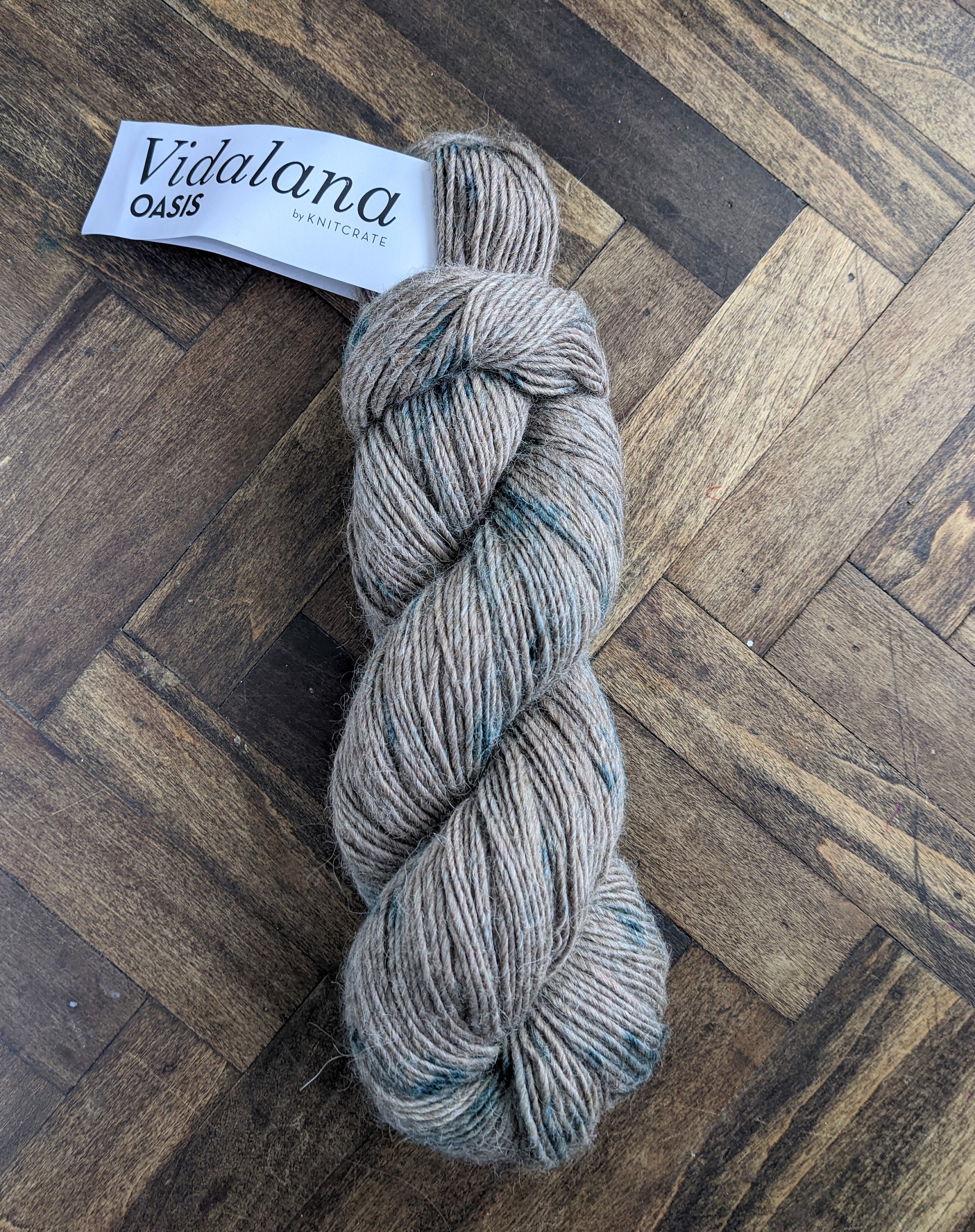 35% off Vidalana Oasis Yarn by Knitcrate Nevada Brown With Teal ...