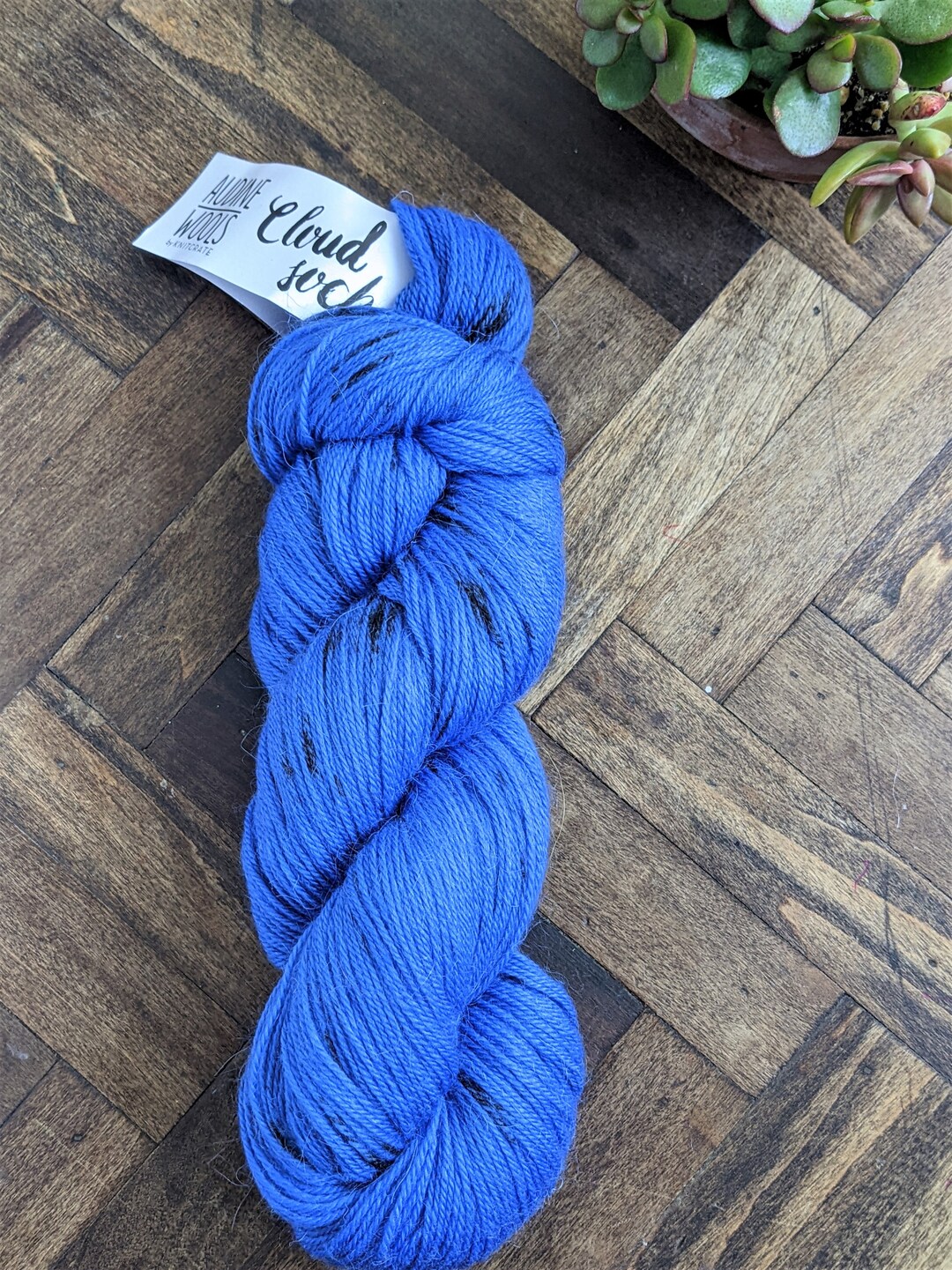 35% off Audine Wools Cloud Sock Yarn by Knitcrate - Wolf Moon Blue ...
