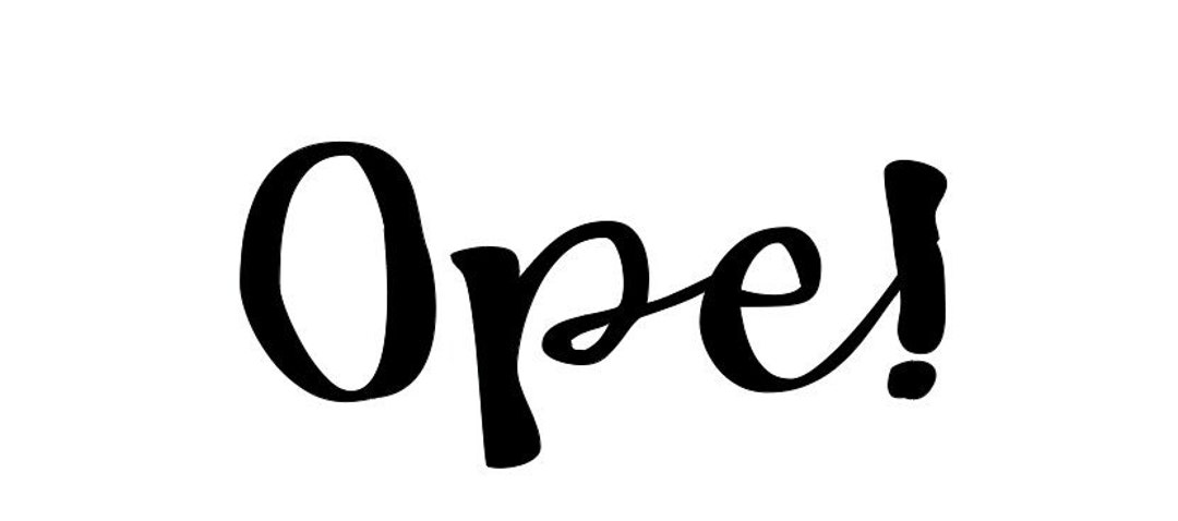 OPE! Vinyl Decal Midwest Slang Yooper Terms U.P. Sayings - Etsy