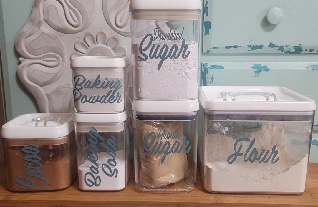 Pantry Label Organization Sticker Jar/ Container Labels Canister ...