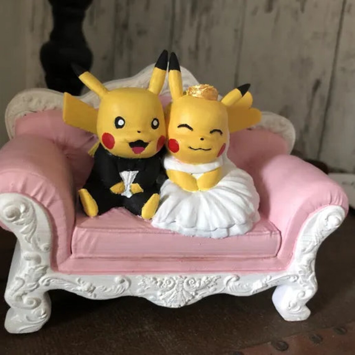 Pikachu Love Couple STL 3D Print Files Download 3D Printing Pokemon ...