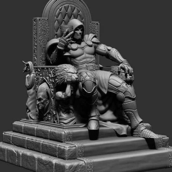 Dr Doom Throne STL 3D Model Download STL Files - Etsy