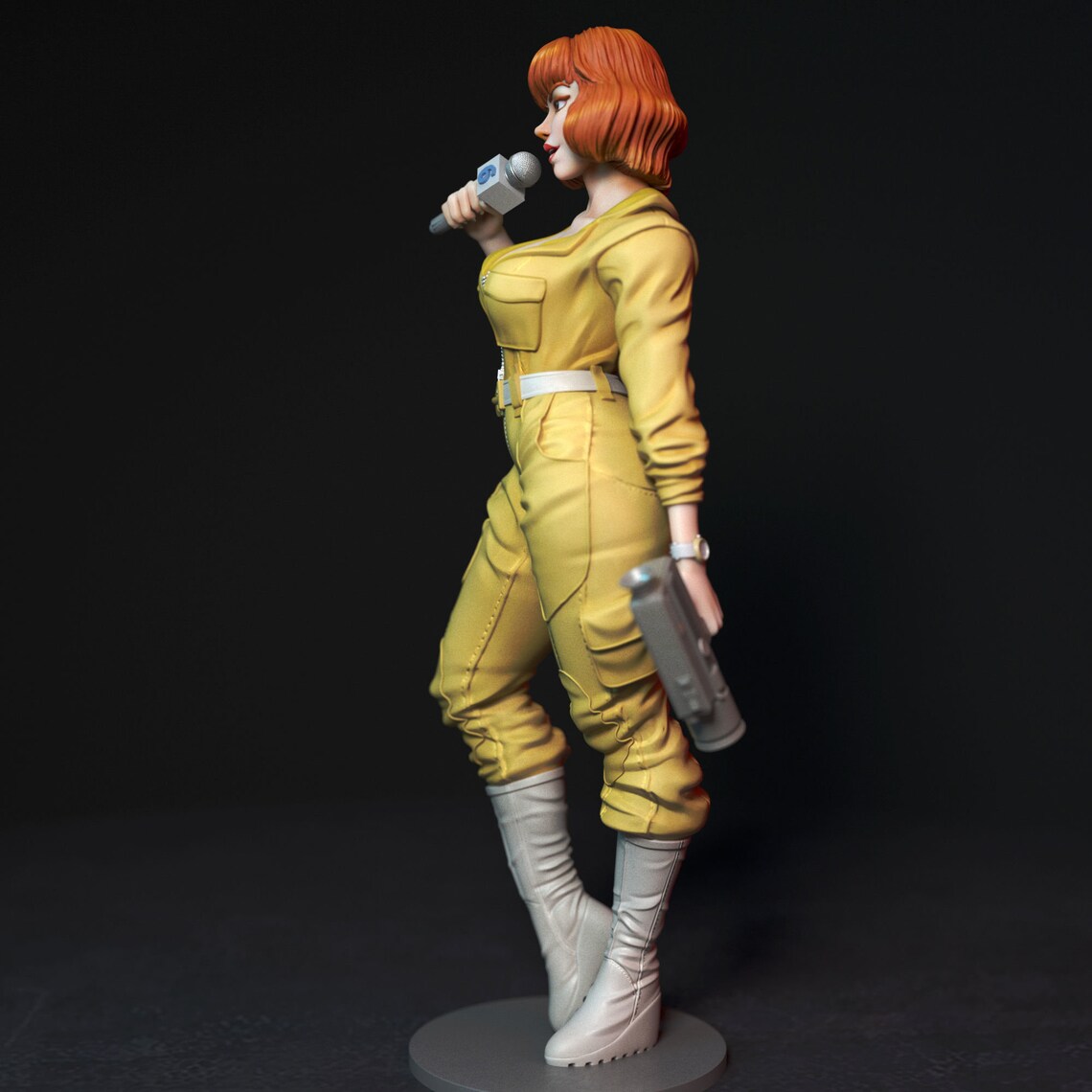 April Oneil Nsfw Nude Sfw Tmnt 3d Model Print Teenage Etsy Hong Kong