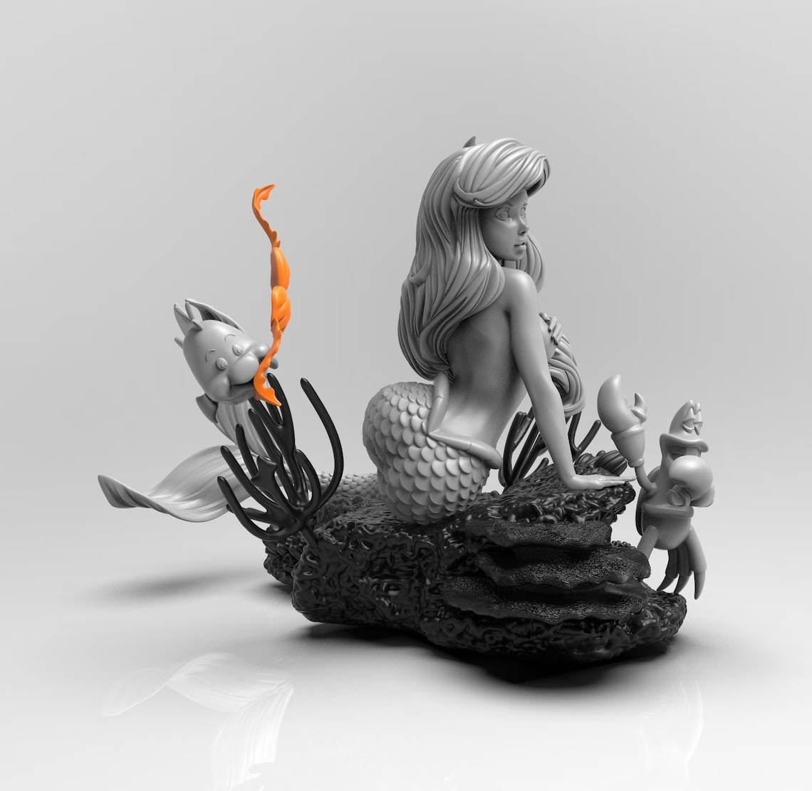 Sexy Mermaid Stl Files For 3d Print 3d Printer 3d Printing Etsy Ireland