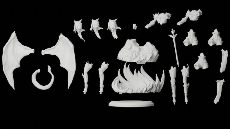 Charizard Girl STL Figurine - STL 3D Print Files for Download and 3D ...