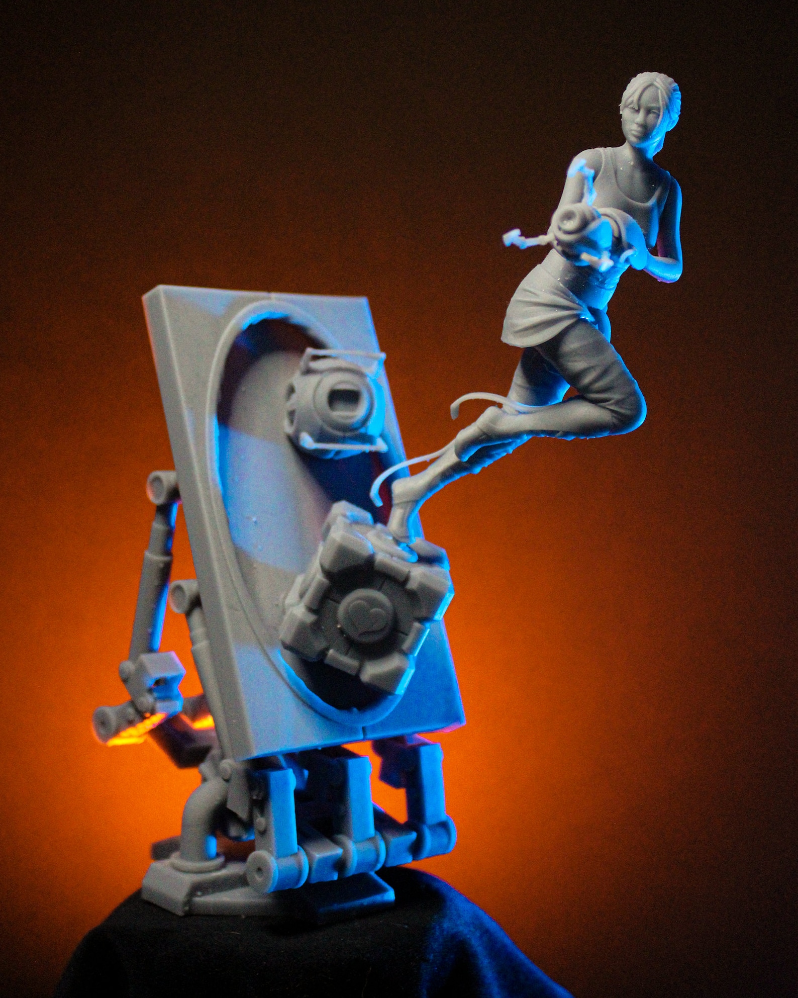 Chell Portal STL for 3D Printing Download Digital File 3D - Etsy