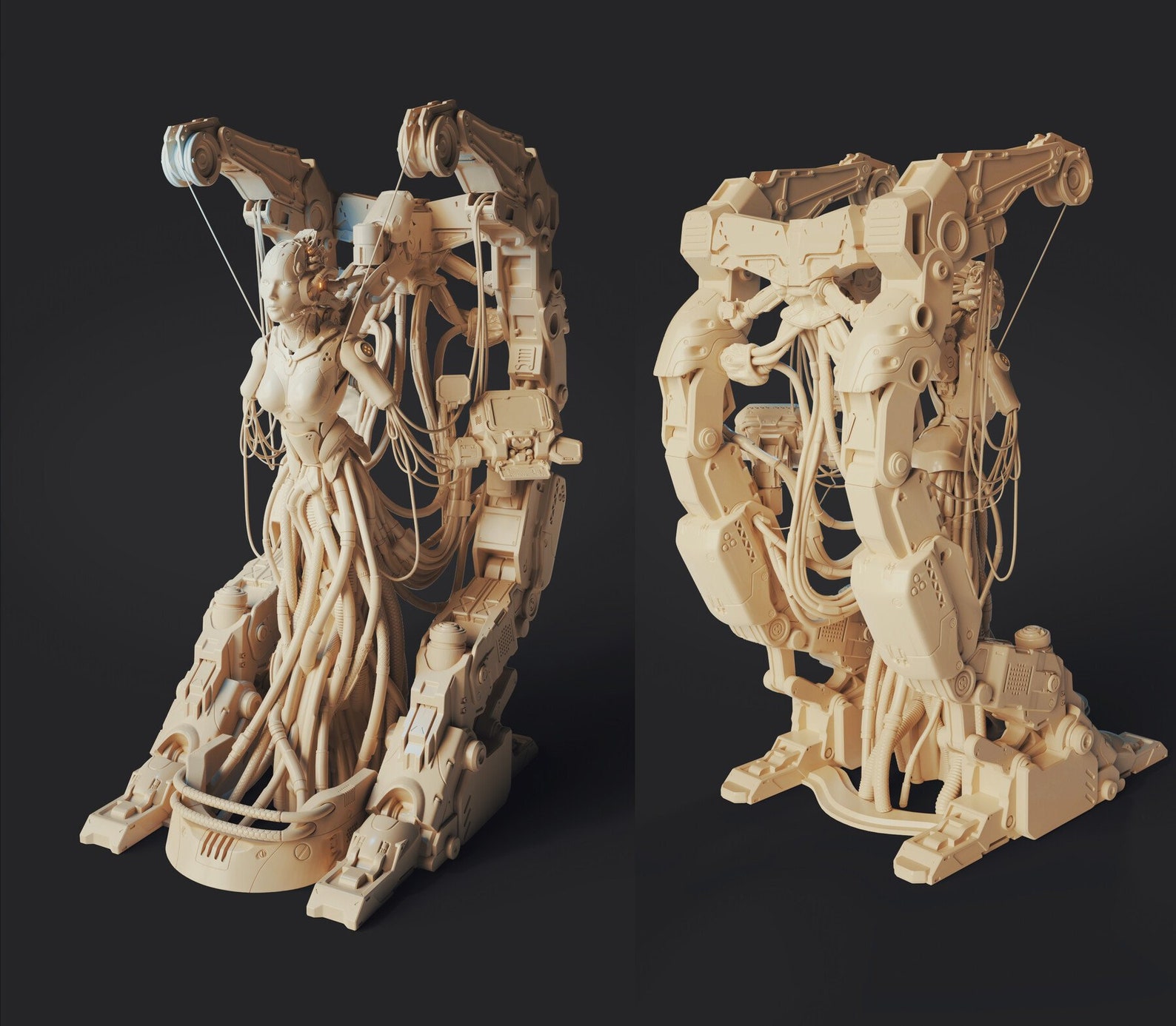 Starcraft II Adjutant Download 3D Model Printable STL Files (Instant ...