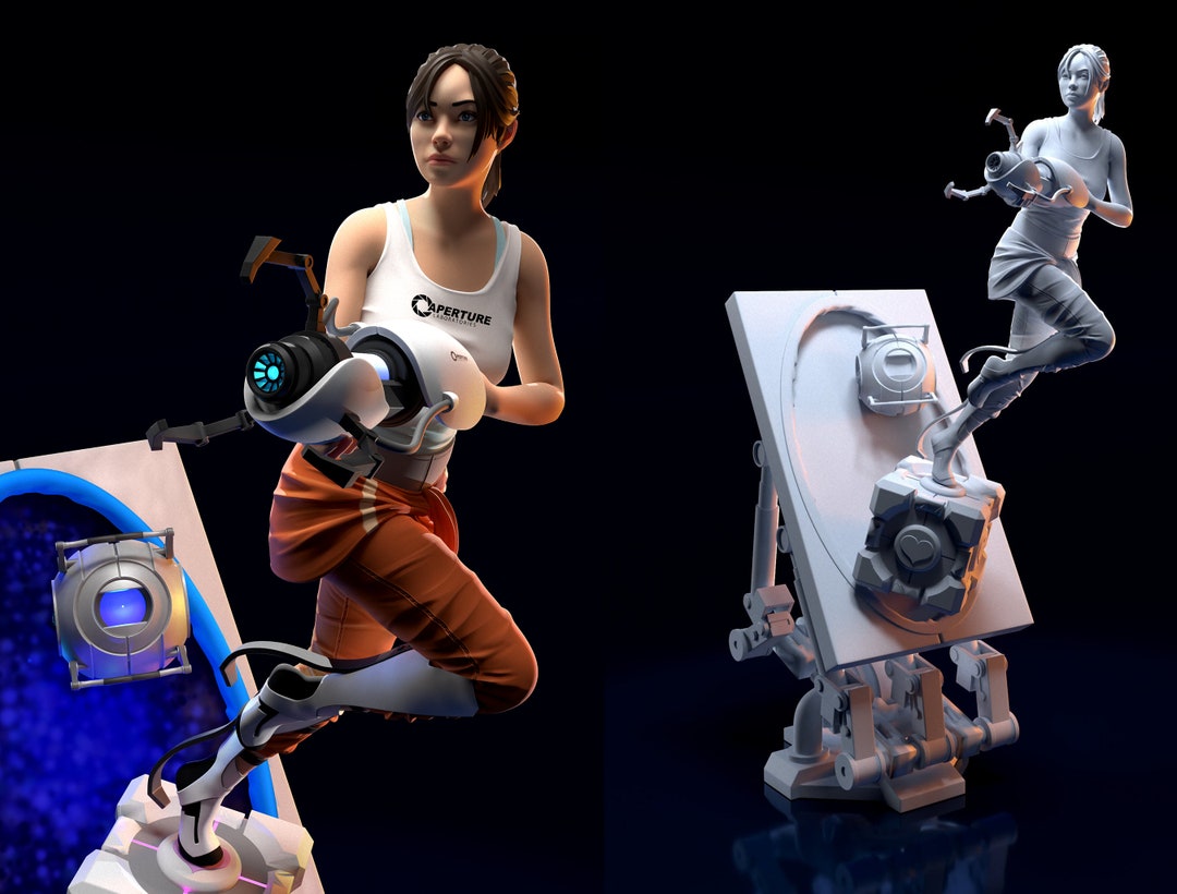 Chell Portal STL for 3D Printing Download Digital File | 3D Print ...