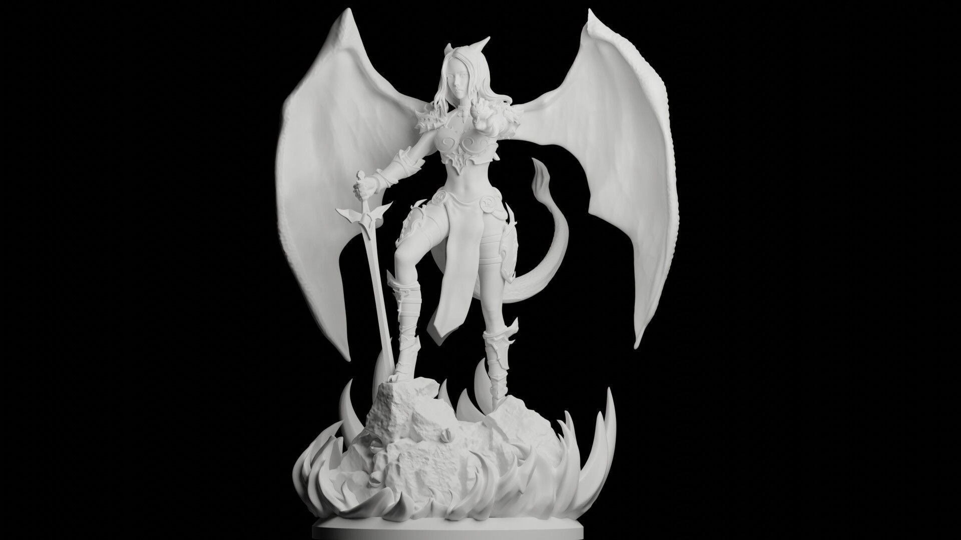 Charizard Girl STL Figurine STL 3D Print Files for Download and 3D ...