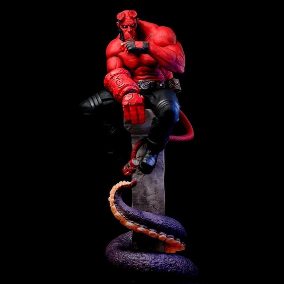 Hellboy With Cigar STL Files for 3D Printing Digital Dowload | Etsy
