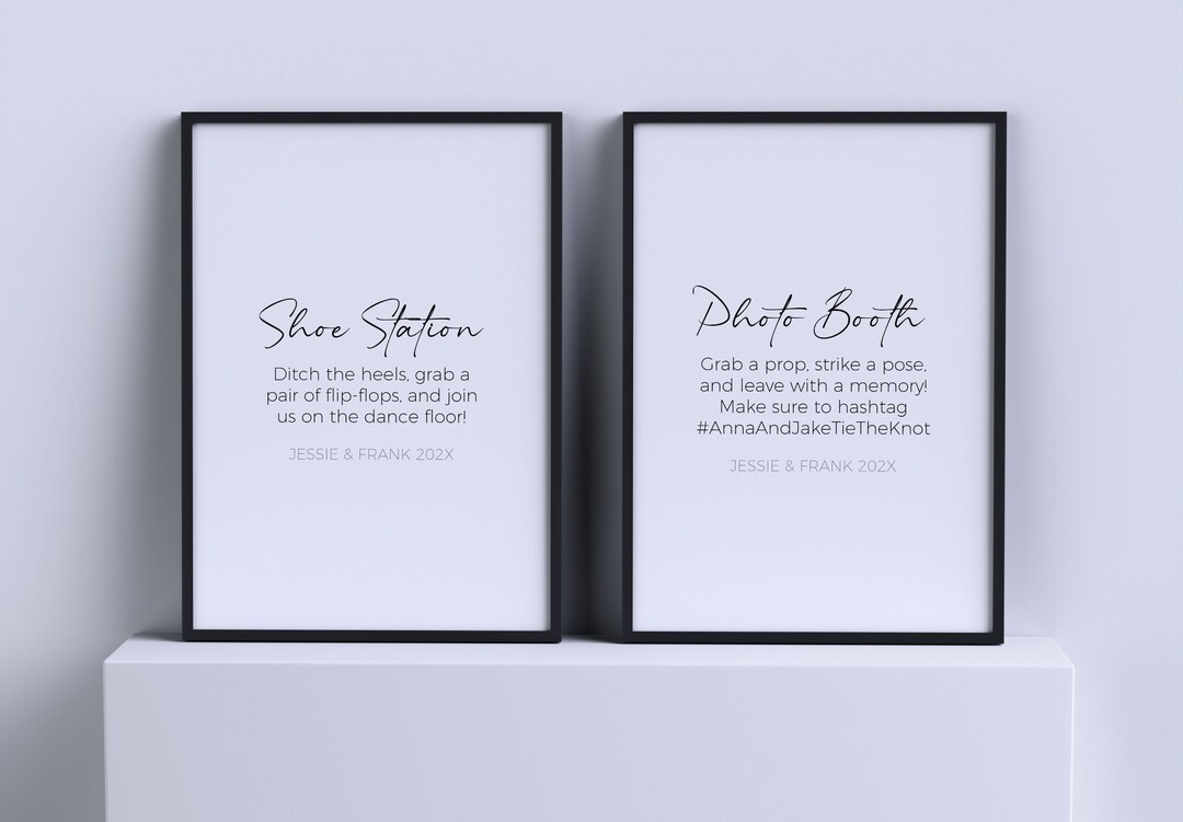 Signs in Greenery and Gold Design BT107 - Etsy