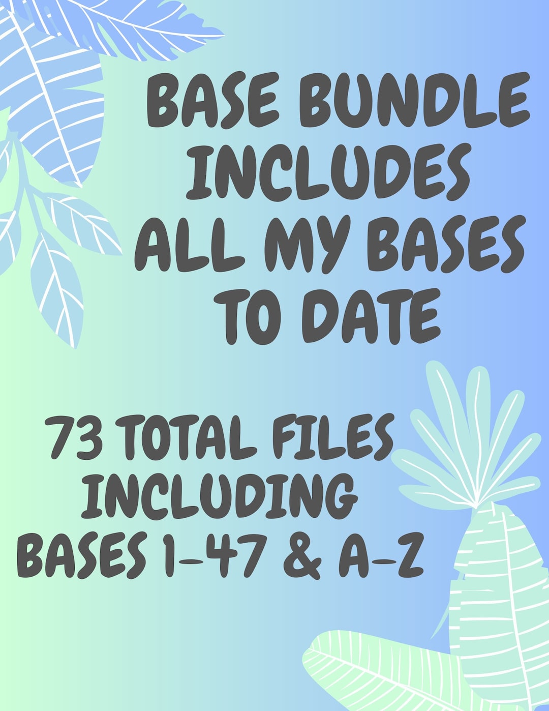 Base Bundle Folder Contains All Bases Listed in Shop Template PSD File ...