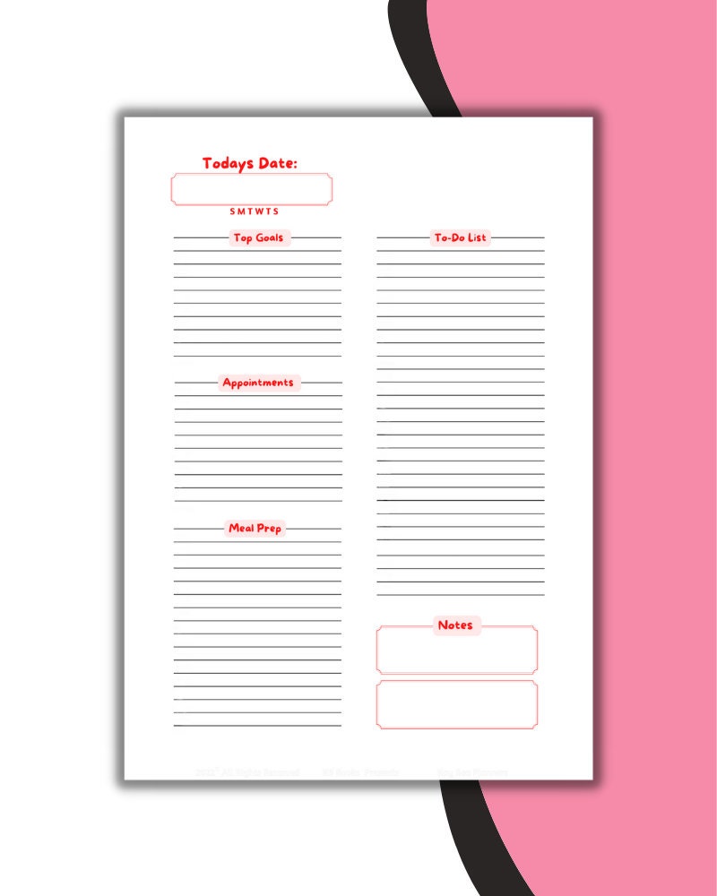 Samsung Notes To-do List Digital Planner Templates | Simplicity Planner ...
