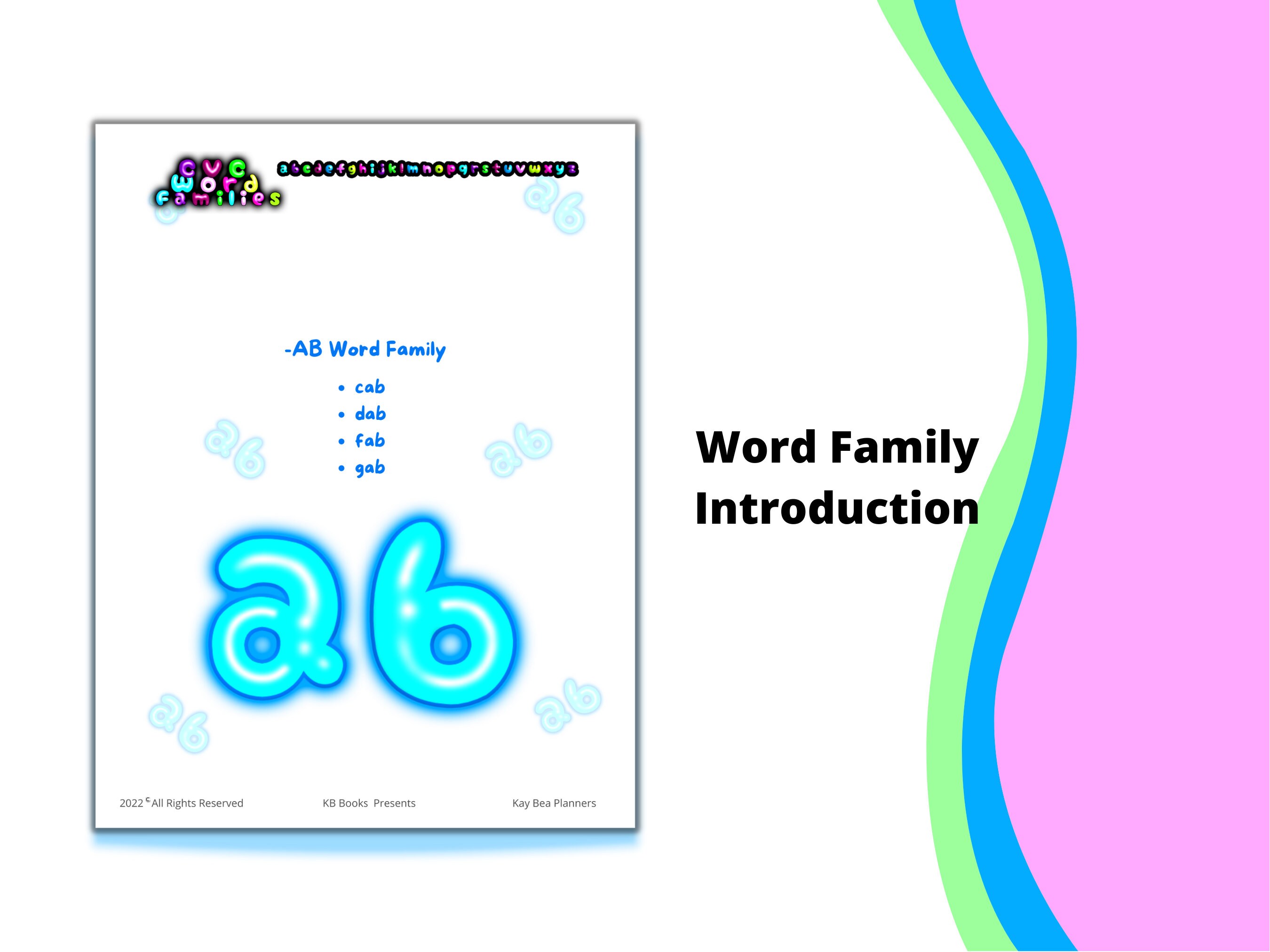 CVC Word Families Digital and Printable Activity Sheets | Word Families ...