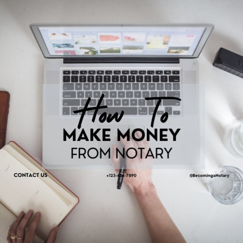A Step-by-step Guide to Becoming an Online Notary - Etsy