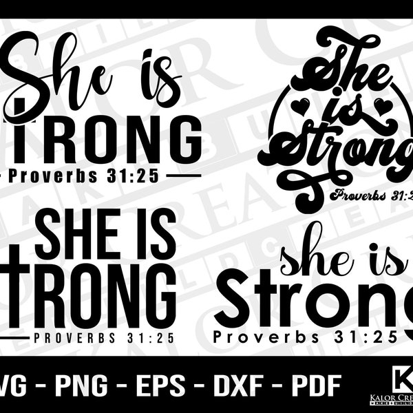 Proverbs 31 25 Etsy