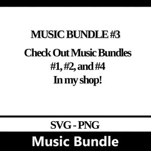 Music Bundle #3 SVG, Guitar Svg, Amp, Svg, Keyboard Svg, and Png - Etsy