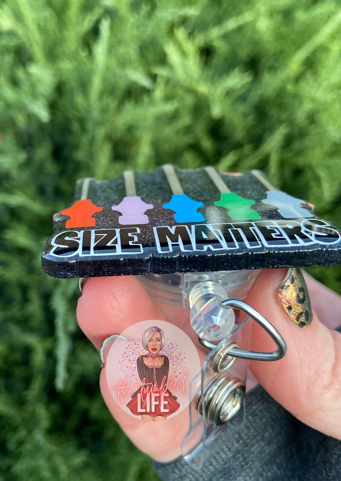 Size Matters Badge Reel Phlebotomist Badge Reel Medical - Etsy