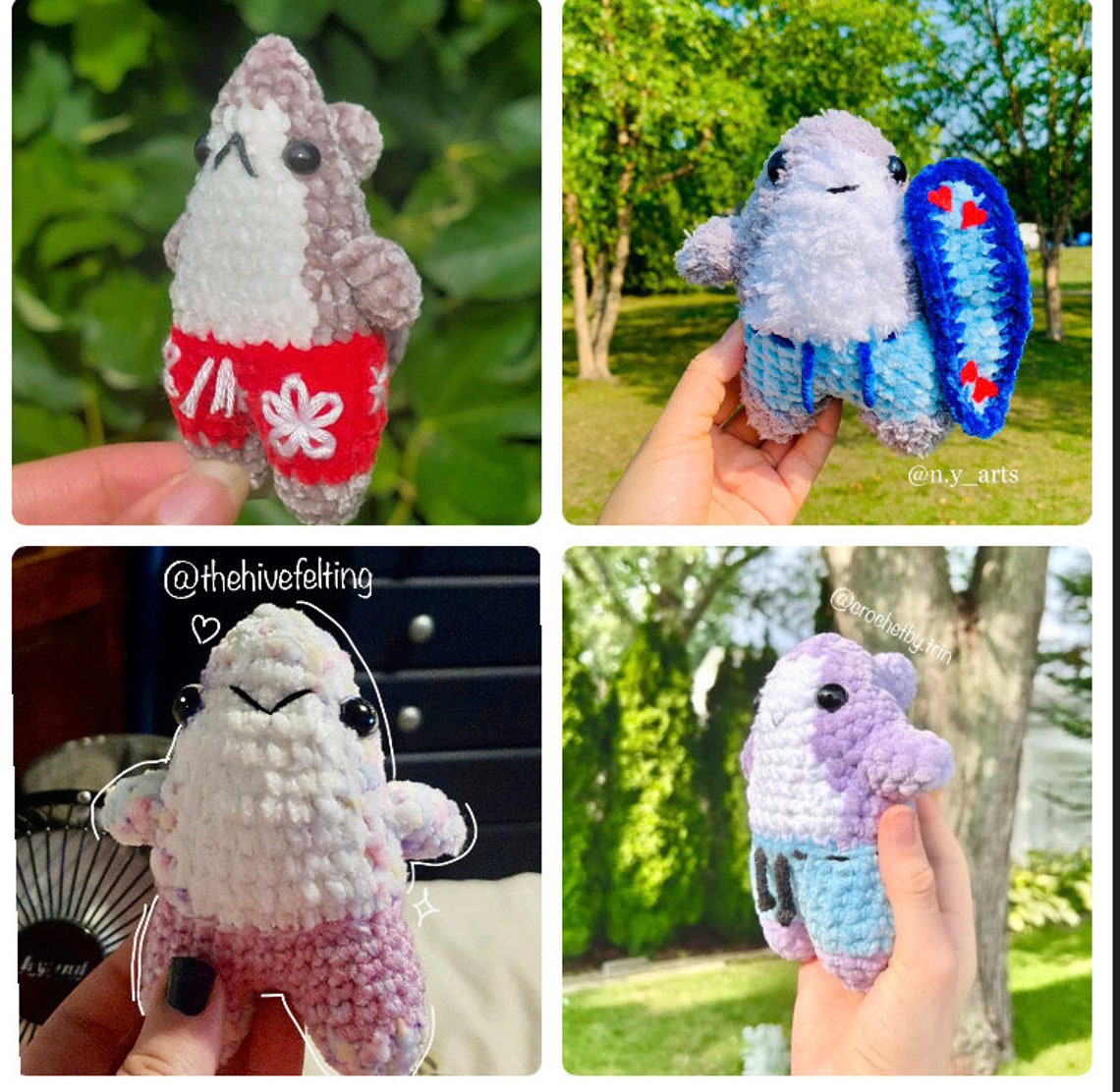 Gerald the No Sew Shark - Etsy