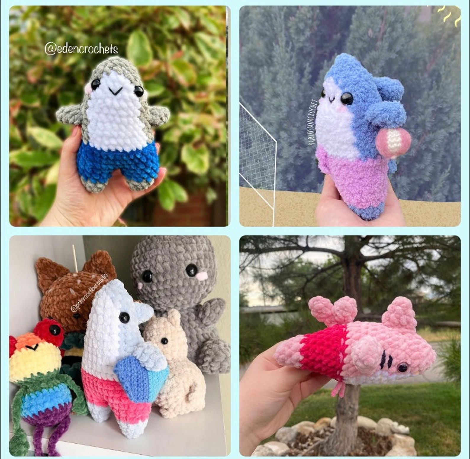 Gerald the No Sew Shark - Etsy