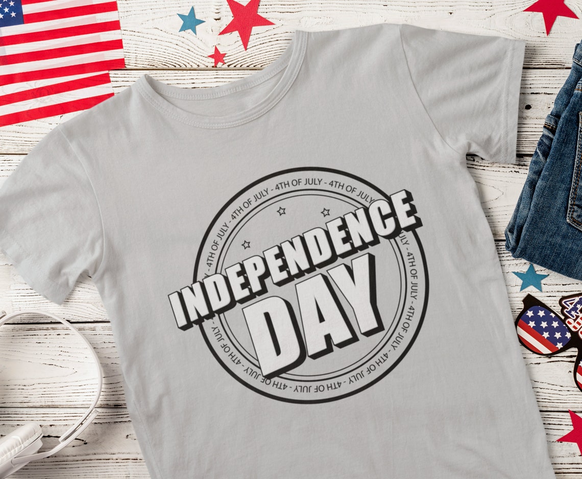 Independence Day SVG Design for Cricut, Independence Day Circle Design ...