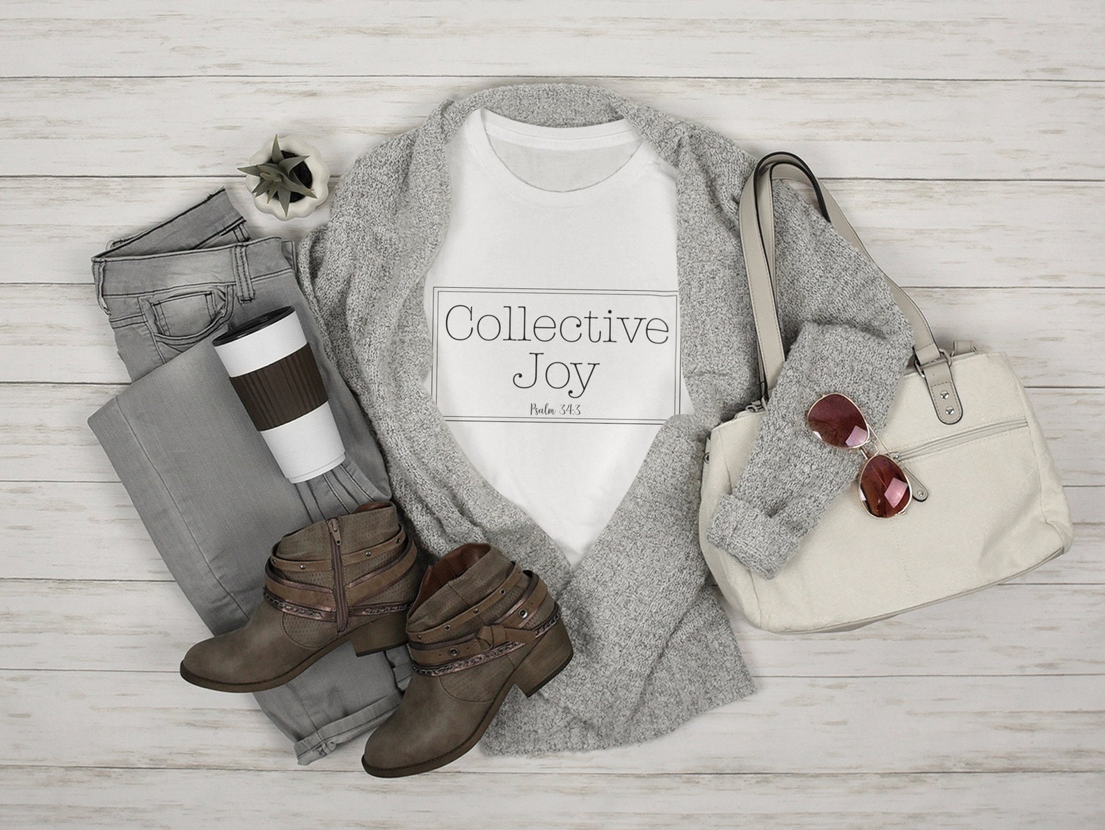 Collective Joy SVG File, Psalm 34:3 PNG File, Christian Digital Bundle ...