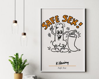 Safe Sex Poster - Etsy