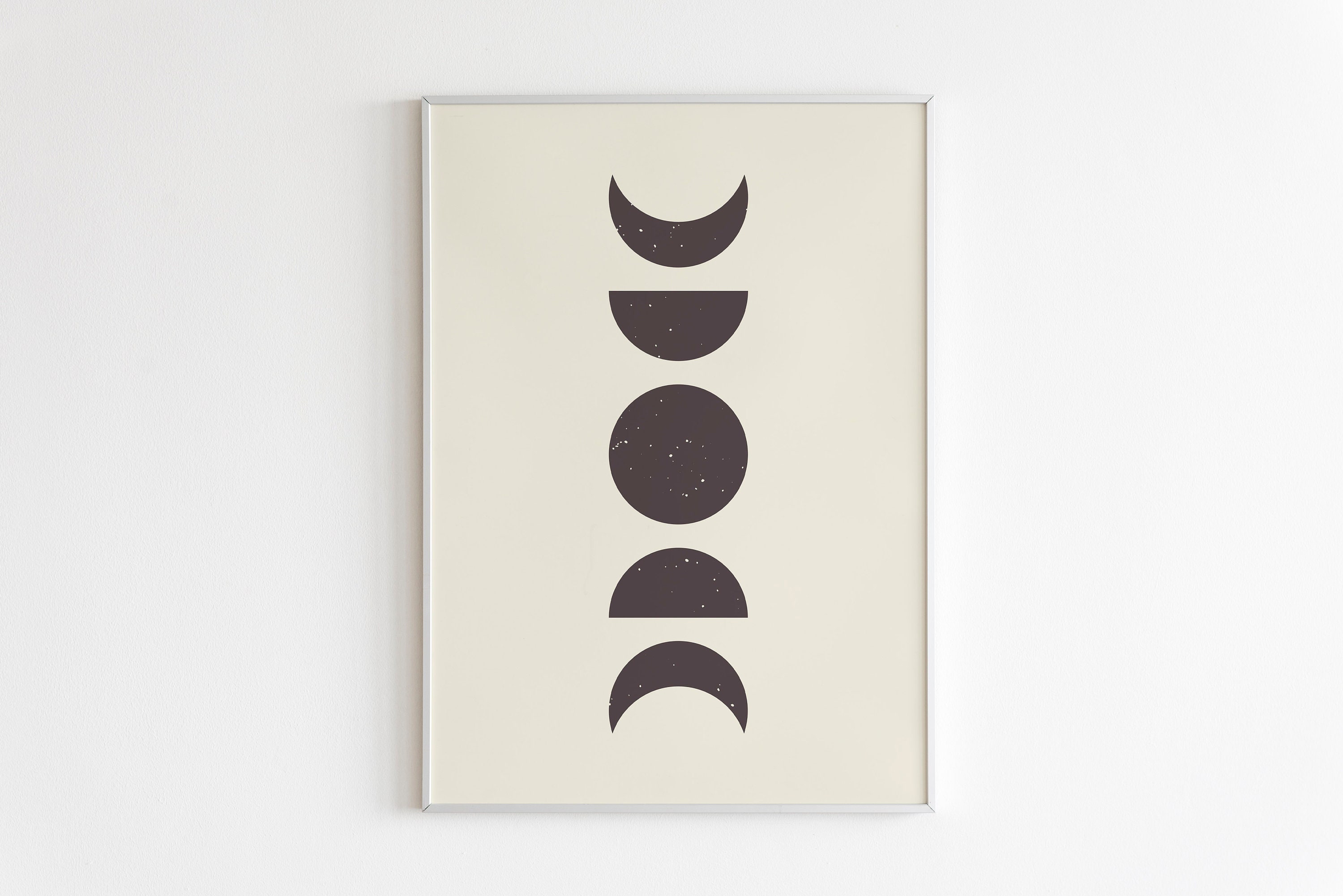Boho Moon Print, Phases of the Moon, Moon Wall Art, Moon Phases Poster ...