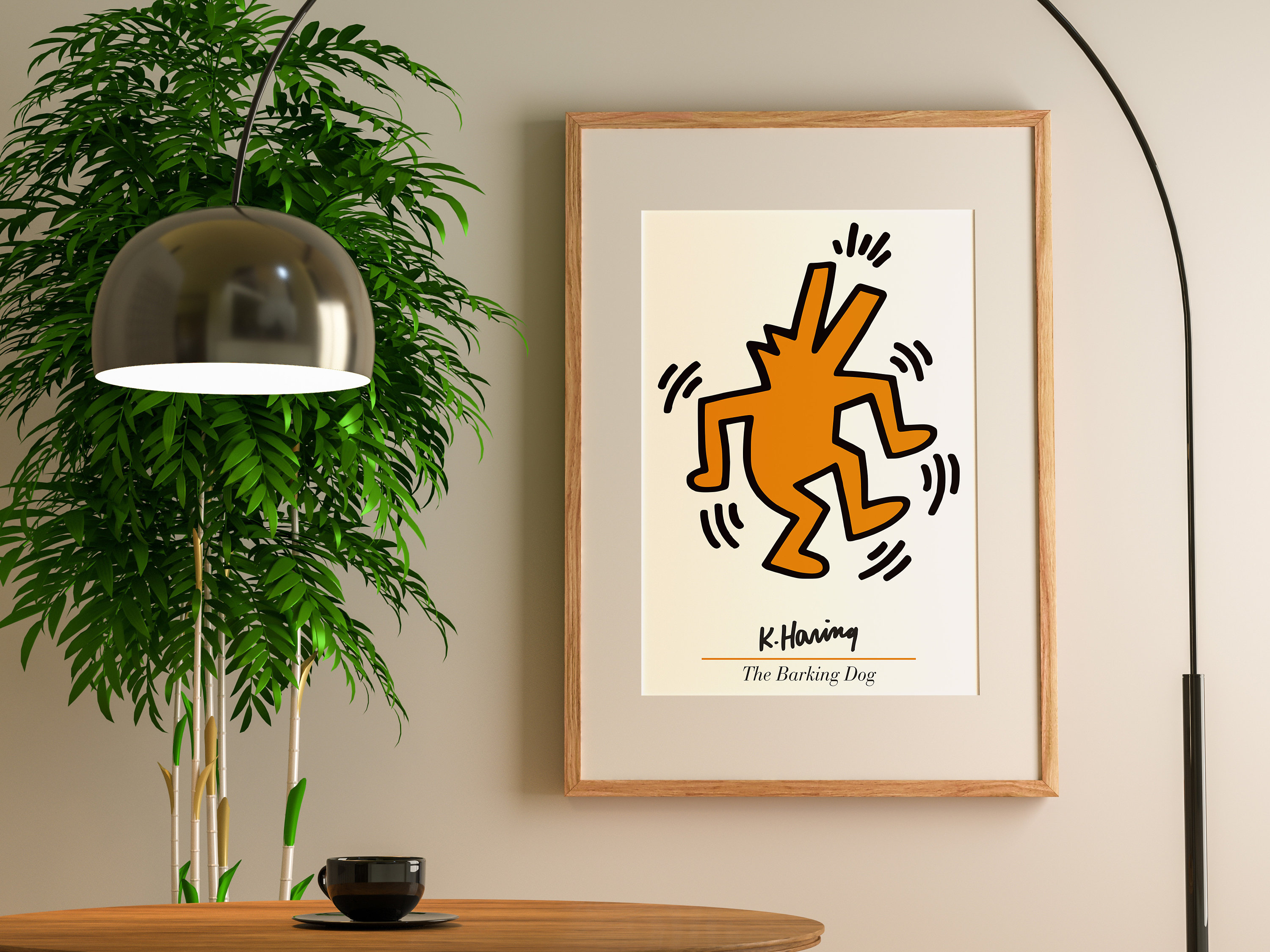 Keith Haring the Barking Dog, Museum Gallery Exhibition, Printable Wall ...
