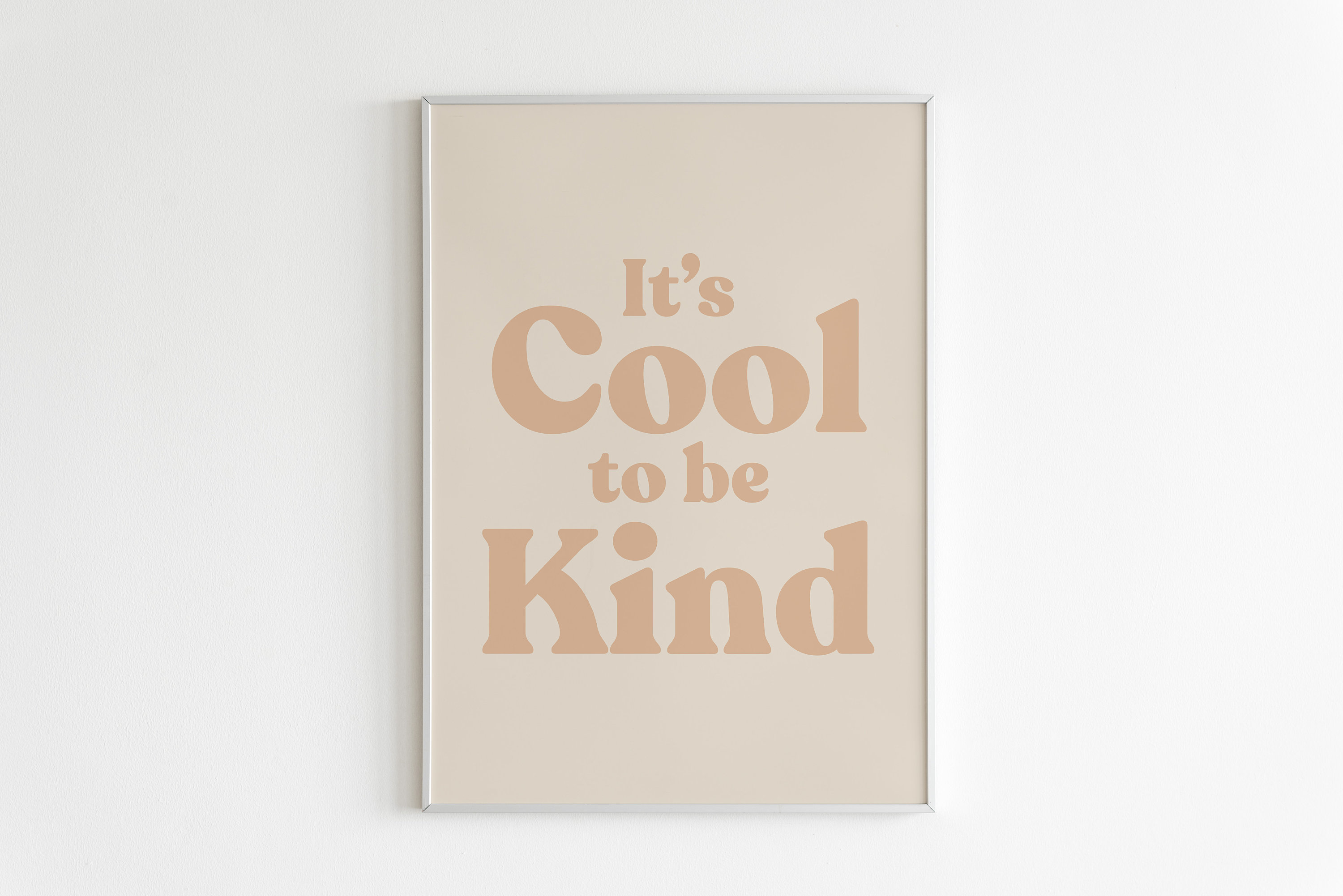 It's Cool to Be Kind Poster, Typography Poster, Kids Room Decor ...