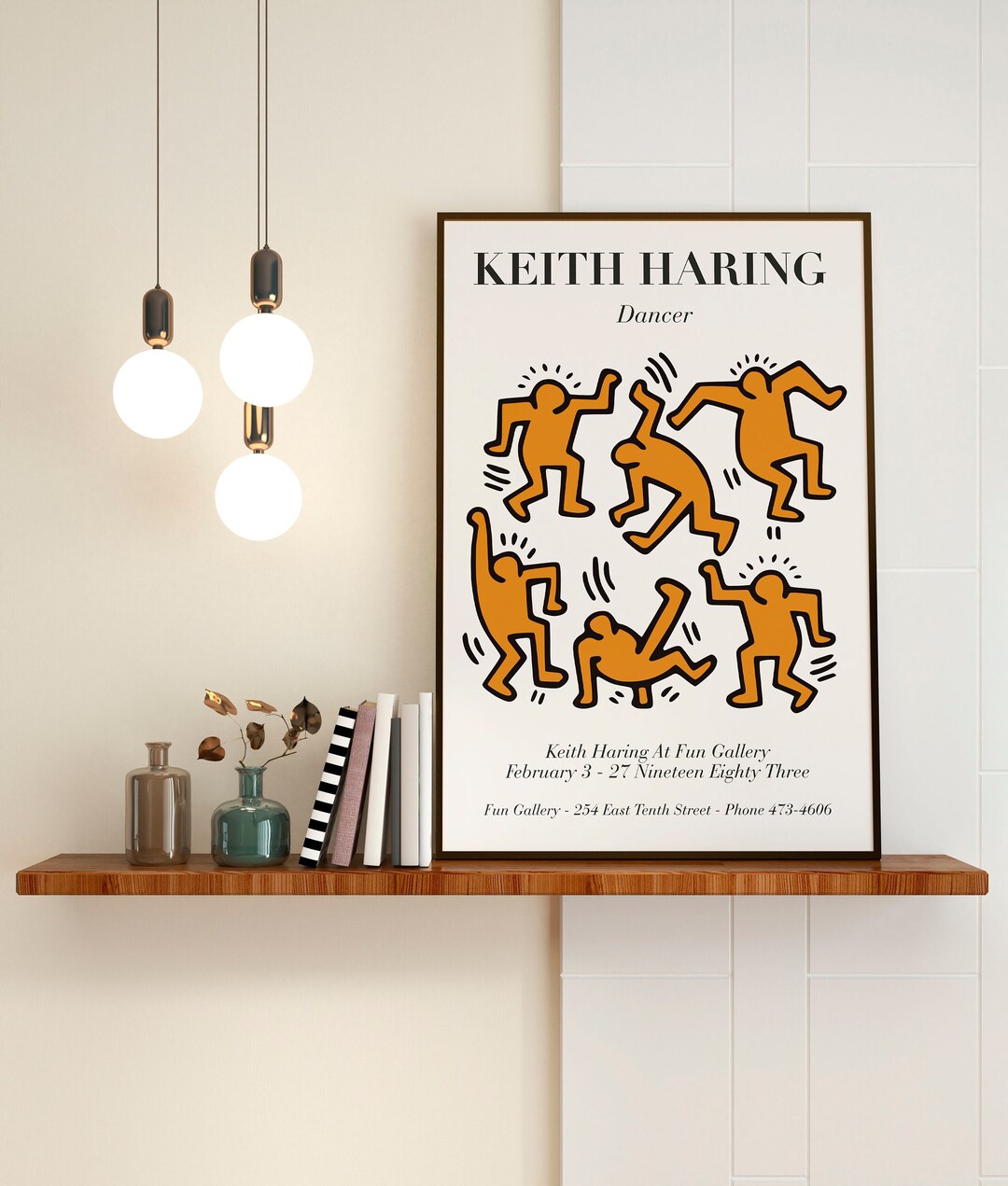 Keith Haring Dancer Poster, Keith Haring Art Exhibition Poster, Keith ...