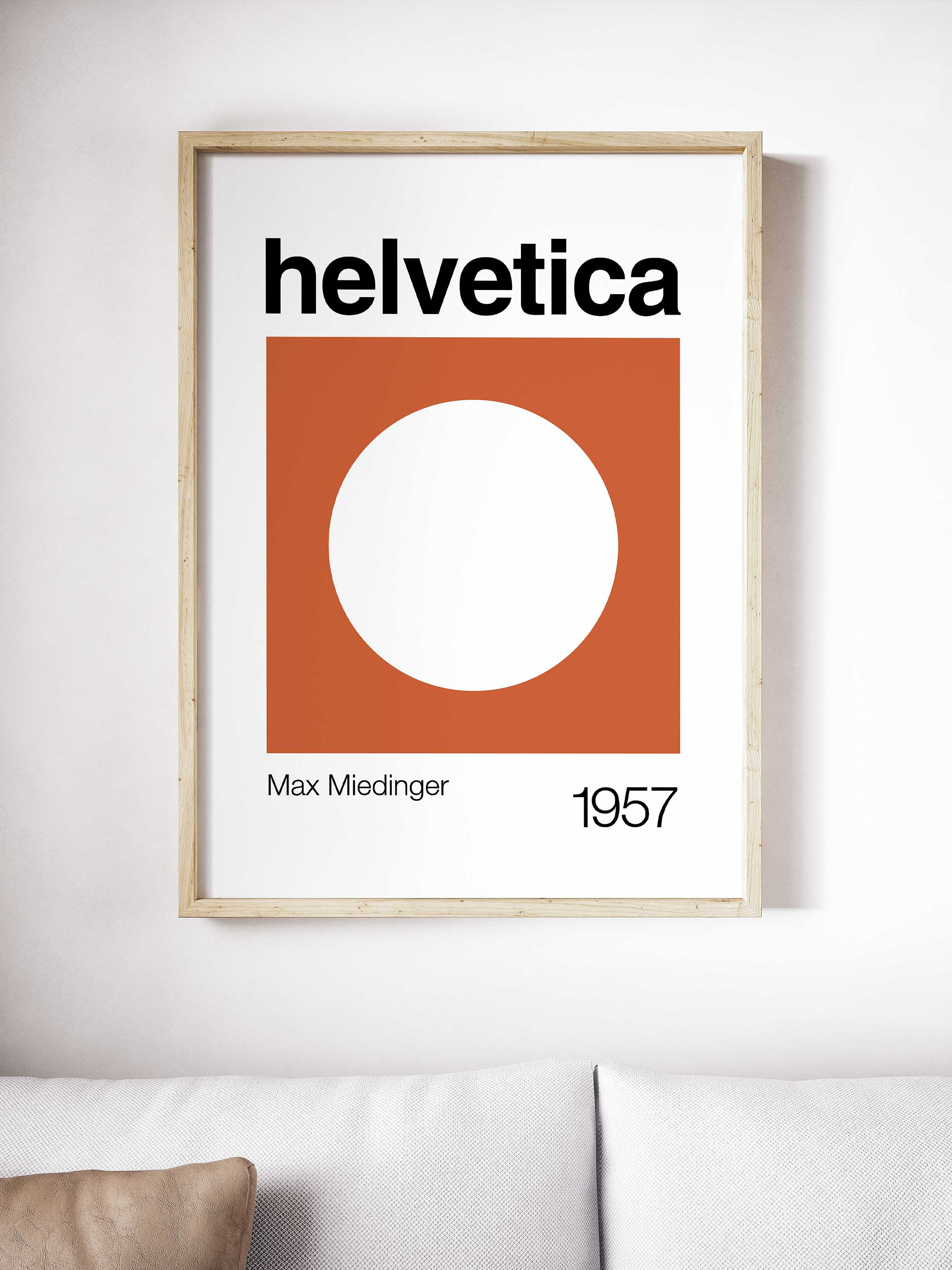 Helvetica Font Poster, Helvetica Typography Poster, Digital Download ...