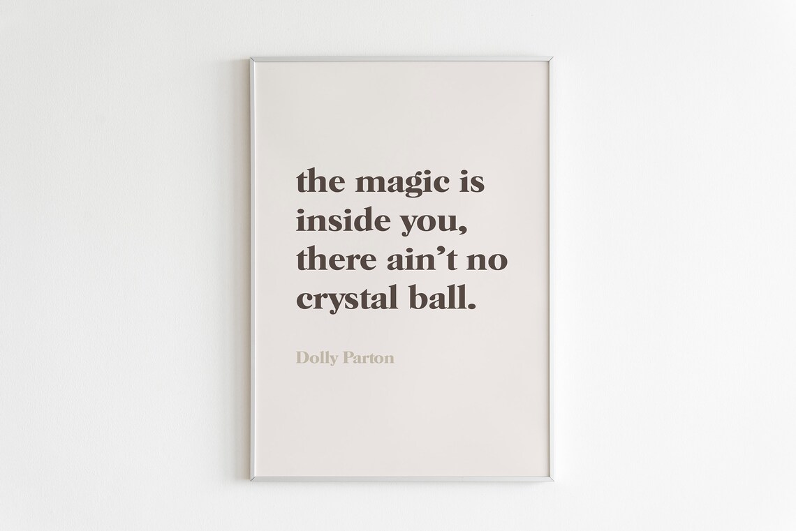 Dolly Parton Quote Poster Dolly Parton Poster Vintage - Etsy