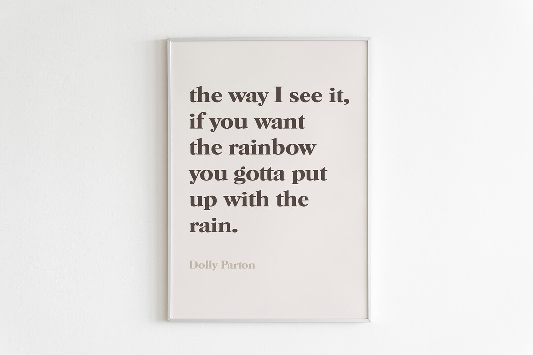 Dolly Parton Quotes Poster, Dolly Parton Poster, Dolly Parton Print ...