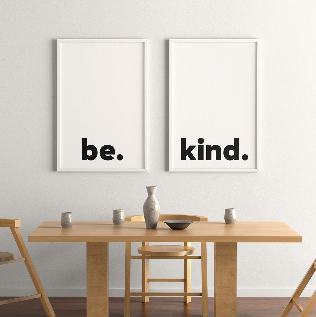 Be Kind Print, Kind Poster, Be Kind Quote, Beach House Decor, Kind ...